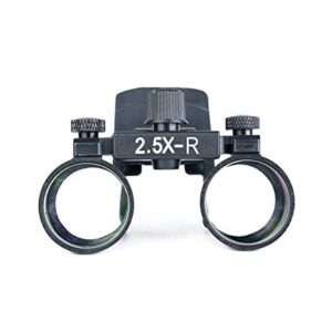 2.5X Binocular Loupes DY-109 Clip-on Type Magnifier Optical Glass