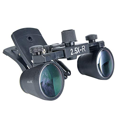 2.5X Binocular Loupes DY-109 Clip-on Type Magnifier Optical Glass