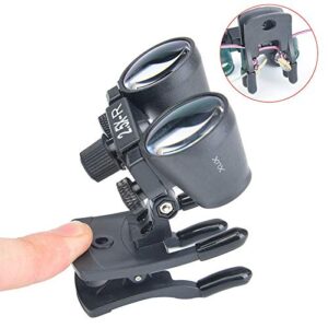 2.5X Binocular Loupes DY-109 Clip-on Type Magnifier Optical Glass