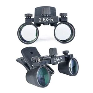 2.5X Binocular Loupes DY-109 Clip-on Type Magnifier Optical Glass