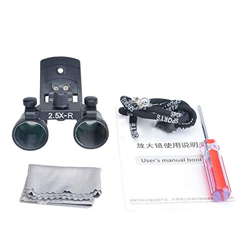 2.5X Binocular Loupes DY-109 Clip-on Type Magnifier Optical Glass