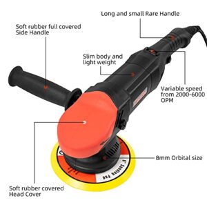 Canfix Dual Action Orbital Car Polisher with 5" and 6" Pads