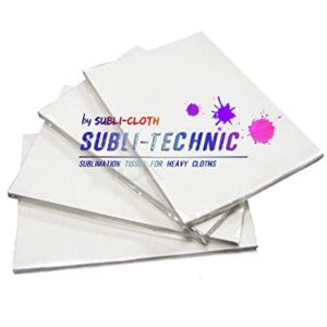 Subli-Technic Cotton Sublimation Dark & Light Cloth Fabric Sheet Pack (A4 x 20 Units) (21cmx29cm)