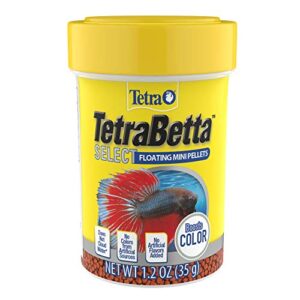 tetra tetrabetta select floating mini pellets, 1.2 oz.