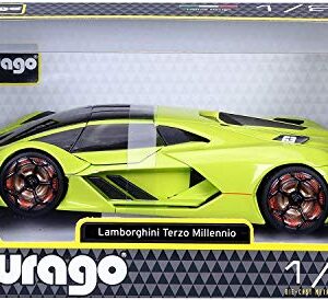 Bburago - 1/24 Scale Model Compatible with Lamborghini Terzo Millennio (Green)