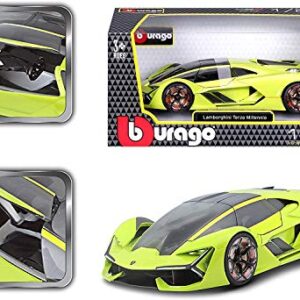 Bburago - 1/24 Scale Model Compatible with Lamborghini Terzo Millennio (Green)