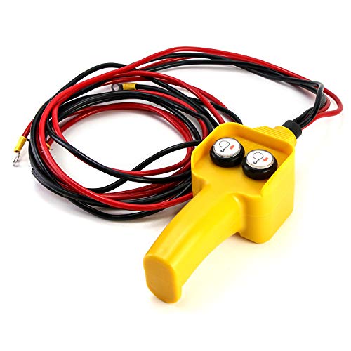 QWORK Winch Hand Control Assembly, for 1500lbs to 5000lbs 12V Electric Winch, 1 Piece