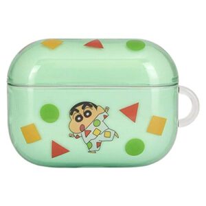 グルマンディーズ gourmandise bcys-15a crayon shin-chan airpods pro soft case, green