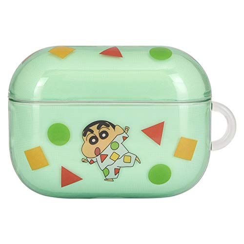 グルマンディーズ Gourmandise BCYS-15A Crayon Shin-chan AirPods Pro Soft Case, Green