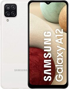 samsung galaxy a12 (sm-a125f/ds),64gb, factory unlocked gsm, international version - no warranty - white