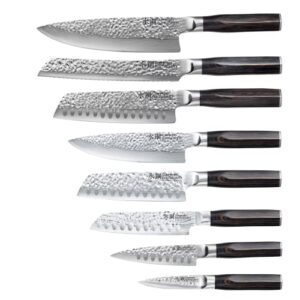 Cuisine::pro® Damashiro® Emperor Hisa 9 Piece Knife Block