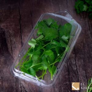 JA Kitchens 2 Ounce Large Herb Clamshell Container - Disposable - Pack of 20