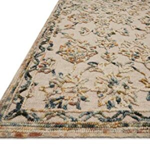 Loloi II Halle Collection HAE-04 Lagoon/Multi, Traditional 2'-6" x 7'-6" Runner