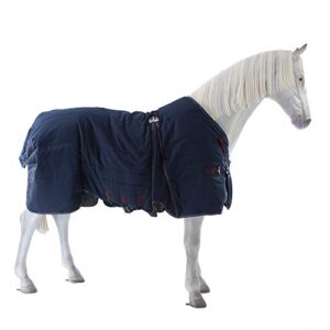 Rambo Optimo Stable Rug 200g 81 Navy/Burgundy