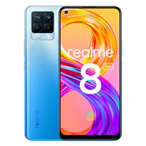 realme 8 Pro Dual-SIM 128GB ROM + 6GB RAM (GSM Only | No CDMA) Factory Unlocked 4G/LTE Smartphone (Infinite Blue) - International Version