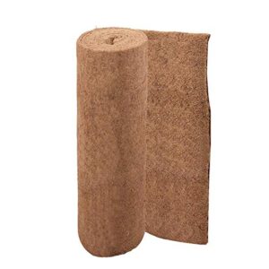 hhthh natural coconut fiber liner sheets 40 x12 inch coconut mat squared fiber coir liner roll for garden decoration insulation flowerpot basket liner pet bed pad