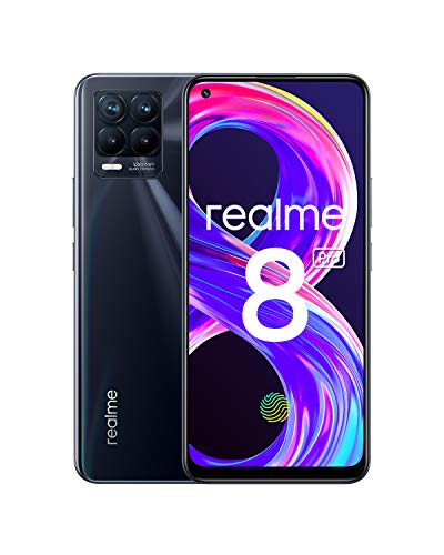 Realme 8 Pro Dual-SIM 128GB ROM + 8GB RAM (GSM Only | No CDMA) Factory Unlocked 4G/LTE Smartphone (Punk Black) - International Version