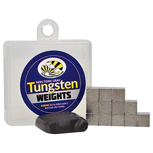 Reusable Tungsten Weight Kit for Your Pinewood Car, 3 Ounces, Incremental Weights and Tungsten Putty, All Your Derby or Awana Grand Prix Weights in One Set