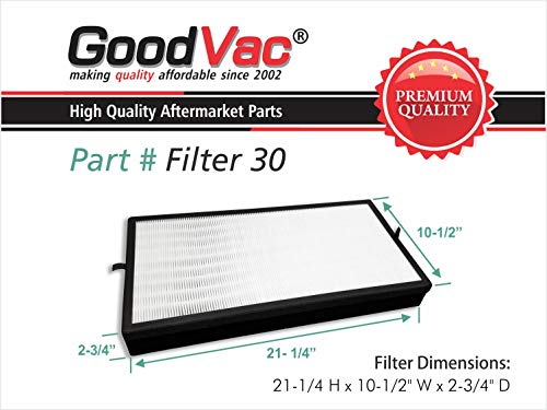 GoodVac H13 True HEPA 2-Pack Replacement Filter Kit Compatible with Inofia 1608 (PM1608)