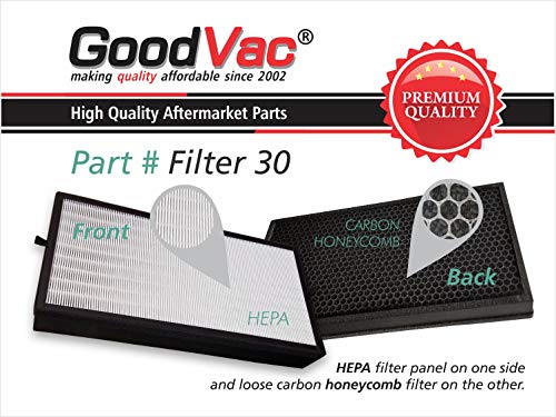 GoodVac H13 True HEPA 2-Pack Replacement Filter Kit Compatible with Inofia 1608 (PM1608)