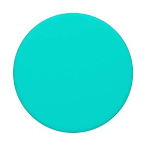 Simple Solid Color Chic Bright Turquoise Design PopSockets Swappable PopGrip