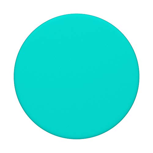 Simple Solid Color Chic Bright Turquoise Design PopSockets Swappable PopGrip