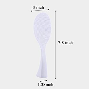 Non Stick Rice Scooper Standing Rice Spoon Paddle, Professional Rice Potato Server Spatula (1 Pack)