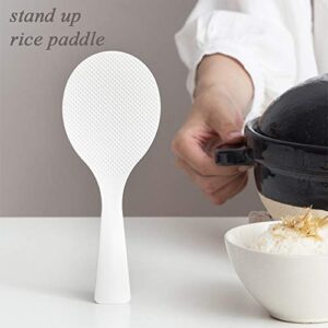 Non Stick Rice Scooper Standing Rice Spoon Paddle, Professional Rice Potato Server Spatula (1 Pack)