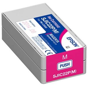 mobi print genuine sjic22p magenta ink cartridge for tm-c3500 c33s020582