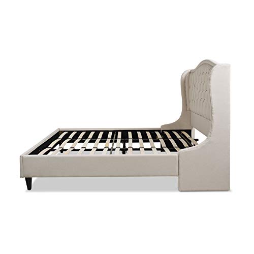 Jennifer Taylor Home Waverley Tufted Wingback Platform Bed