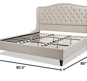 Jennifer Taylor Home Waverley Tufted Wingback Platform Bed