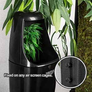 WACOOL Automatic Reptile Dripper, Reptile Drinking Fountain Water Dispenser for Chameleon Iguana Crested Gecko Lizard Amphibians