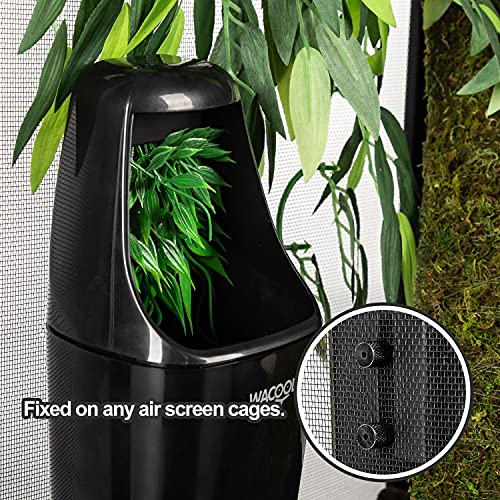 WACOOL Automatic Reptile Dripper, Reptile Drinking Fountain Water Dispenser for Chameleon Iguana Crested Gecko Lizard Amphibians