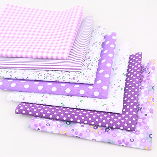 MOTTDAM 70 pcs Quilting Fabric Squares, 9.8"x 9.8" (25cm x 25cm) Cotton Quilting Fabric Floral Printed Fat Squares Fabric Bundles ​for Patchwork Sewing DIY Craft