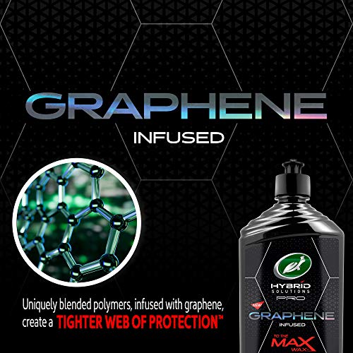 Turtle Wax 53479 Hybrid Solutions Pro to The Max Wax, Graphene Liquid Wax, 14 oz.