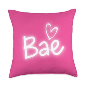 spreadpassion bae throw pillow, 18x18, multicolor