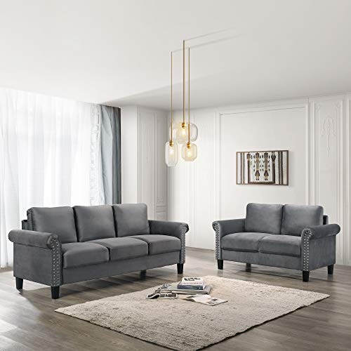 New Classic Furniture Alani Sofa, Slate Gray