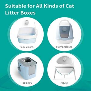 uahpet Cat Litter Deodorizer Litter Box Odor Eliminator 99.9% Dust-Free for All Kinds of Cat Litter Box Bathroom Wardrobe Kitchen and Small Area（ 80% Deodorization /99% Deodorization)