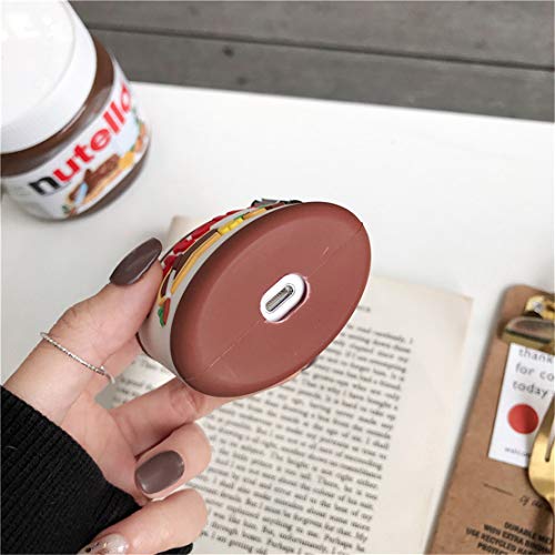 Oqplog for Airpod 2/1 Case - Chocolate Bottle, Food Design Cute 3D Cartoon Funny Kawaii for Airpods 1st 2nd Soft Silicone Cover Fashion Cool Fun Stylish Air Pods Cases for Girls Women Boys Girly Teen