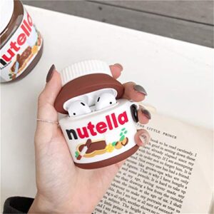 Oqplog for Airpod 2/1 Case - Chocolate Bottle, Food Design Cute 3D Cartoon Funny Kawaii for Airpods 1st 2nd Soft Silicone Cover Fashion Cool Fun Stylish Air Pods Cases for Girls Women Boys Girly Teen