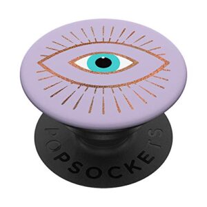 rose evil eye light pastel purple popsockets swappable popgrip