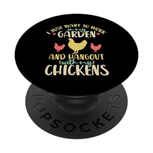 chickens garden gardening chicken lover hen popsockets swappable popgrip