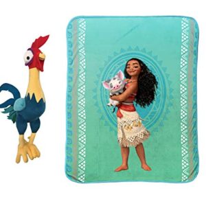 Jay Franco Moana HEI HEI Pillow Buddy Bundle-Includes Pillow Buddy, Throw