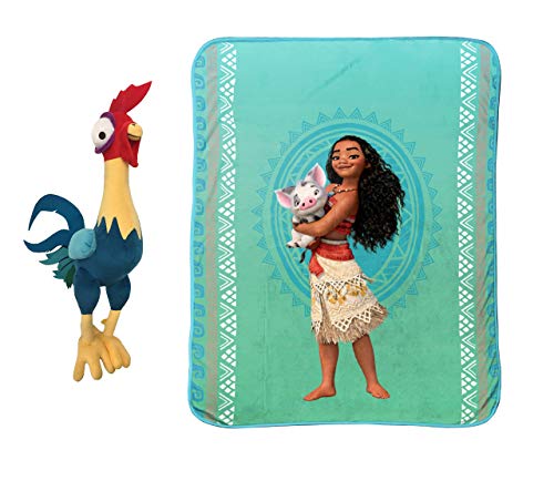 Jay Franco Moana HEI HEI Pillow Buddy Bundle-Includes Pillow Buddy, Throw