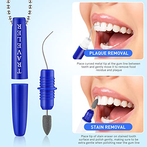 2pcs Portable Oral Dental Tooth Hook Hygeine Cleaning Molars Tool Teeth Stains Remover Plaque Remover