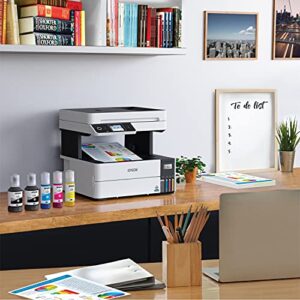 Epson EcoTank Pro ET-5170 Wireless Color All-in-One Supertank Printer with Scanner, Copier, Fax Plus Auto Document Feeder White Large