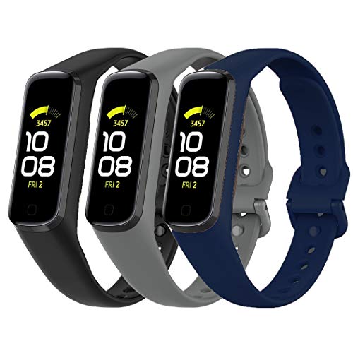 Tkasing Compatible with Samsung Galaxy Fit 2 Bands,Soft Silicone Replacement Watch Bands for Samsung galaxy fit2 R220 for Women Men