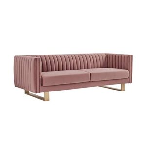 Armen Living Delilah Sofas, 86" W, Blush