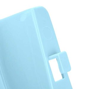 Rabbit Grass Feeder Pet Hay Bowl Dish Rack Holder Hay Feeder for Rabbit Rat Chinchilla Hamster Guinea Pig (Blue)