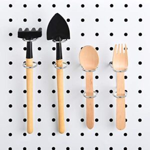 12 Pieces Screwdriver Organizer Tool Holders Multi-Tool Holder Double-Ring Tool Holders Pegboard Accessories Household Tools Organizer Racks Storage System Hand Tools for Kitchen, Garage, Workbench